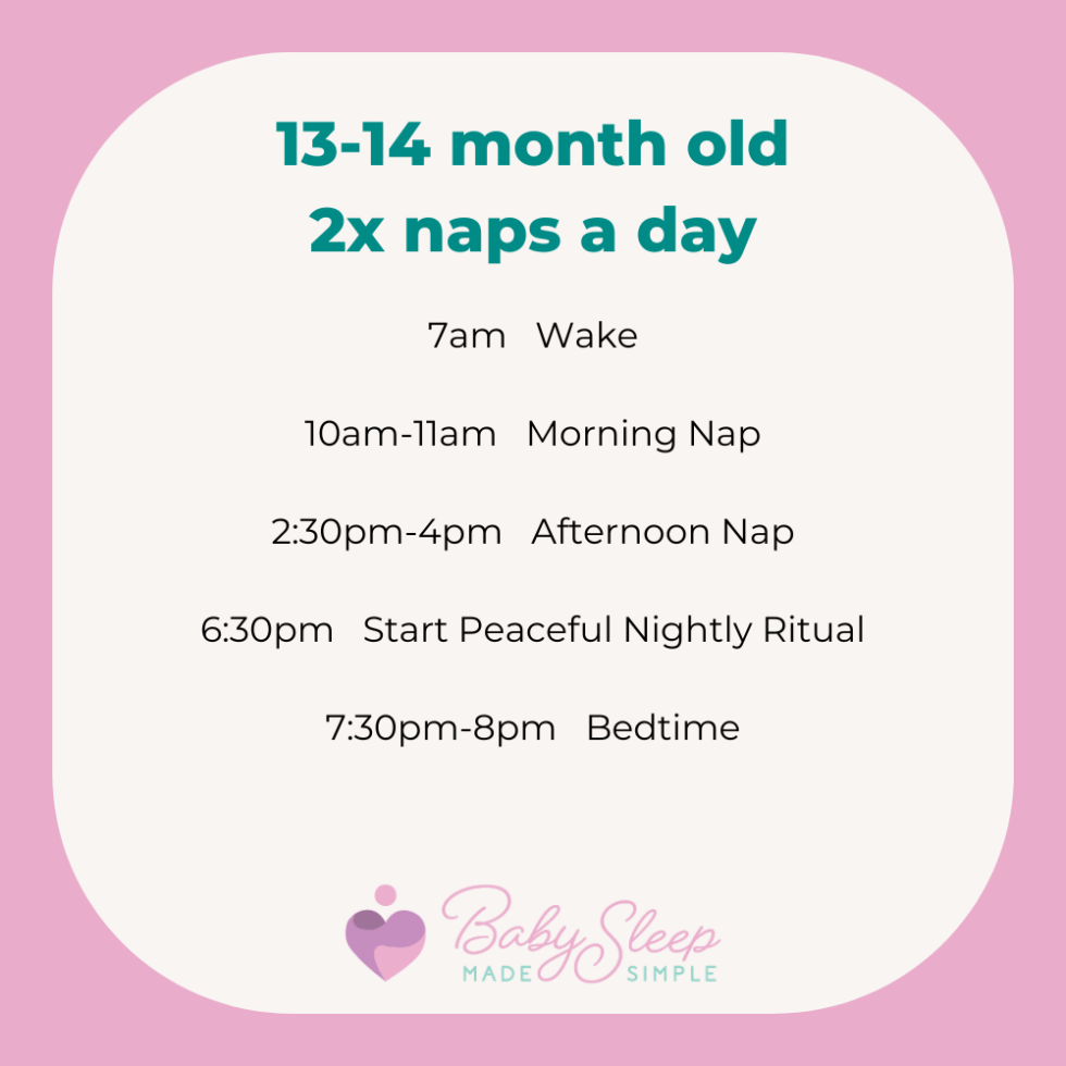 2 Nap Schedule: Bedtime and Naps | Baby Sleep Made Simple