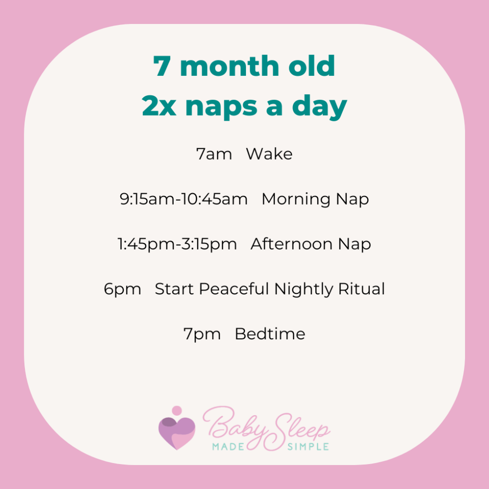 2 Nap Schedule: Bedtime and Naps | Baby Sleep Made Simple