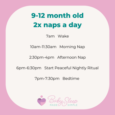 2 Nap Schedule: Bedtime and Naps | Baby Sleep Made Simple