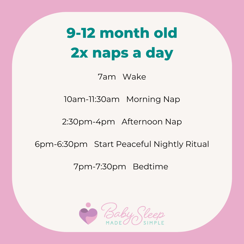 2 Nap Schedule Bedtime And Naps Baby Sleep Made Simple 2 Nap Schedule Bedtime And Naps Baby Sleep Made Simple
